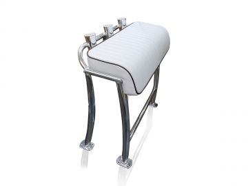 Leaning Post for Boat with Rod Holders and Custom Options