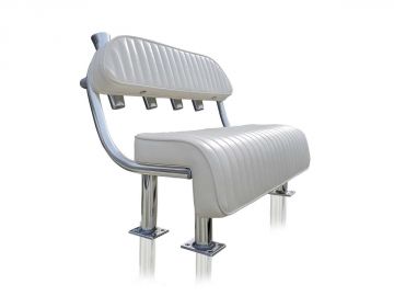 Leaning Post for Boat with Rod Holders and Custom Options