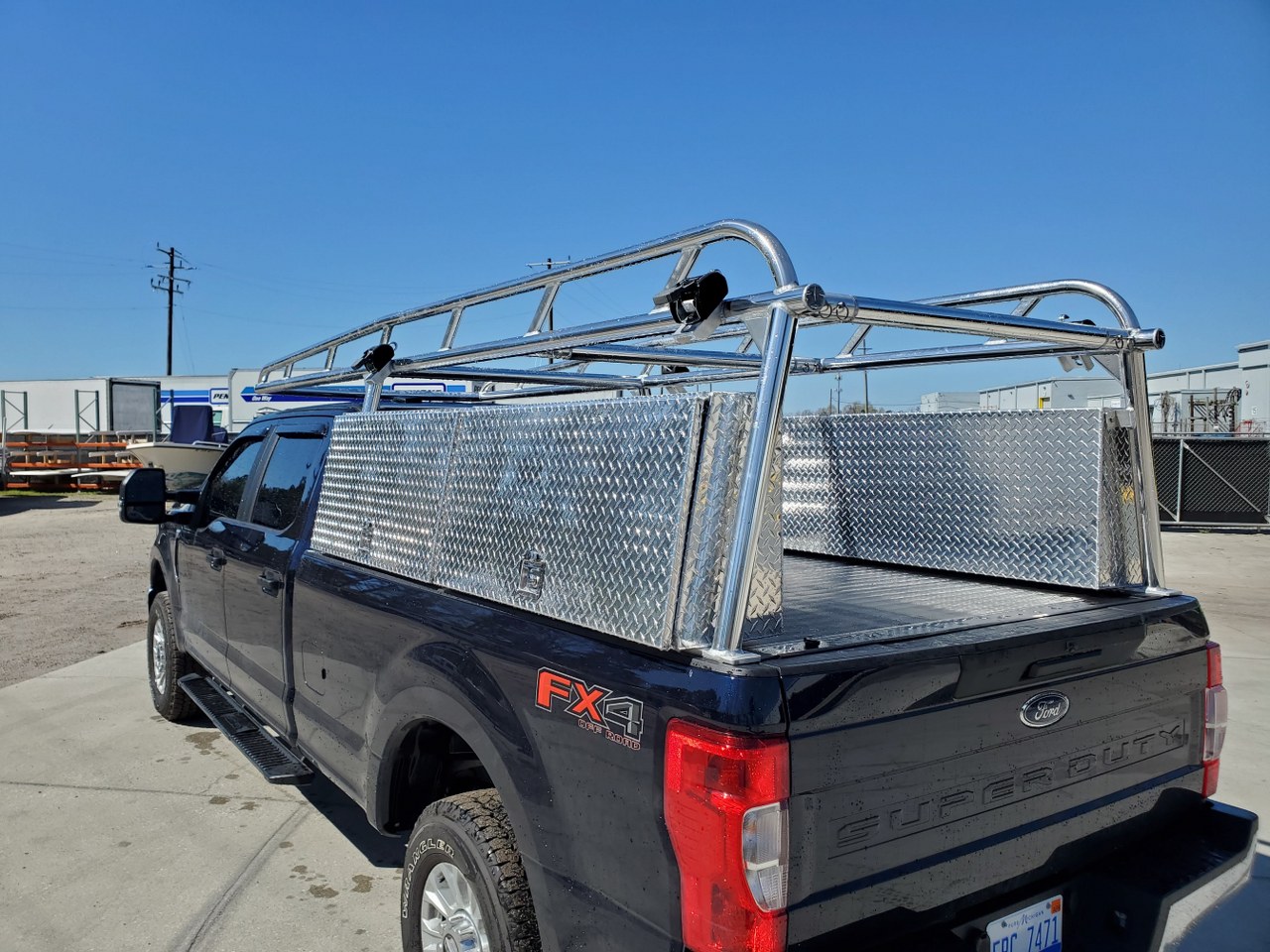 Ryder Rack Pro Series - Rack, Tool Box, Bed Cover Package