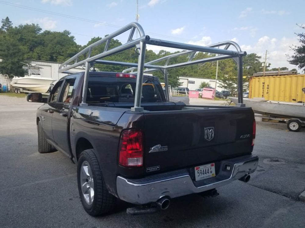 Aluminum Ladder Rack for Rambox Truck - Custom Truck Rack