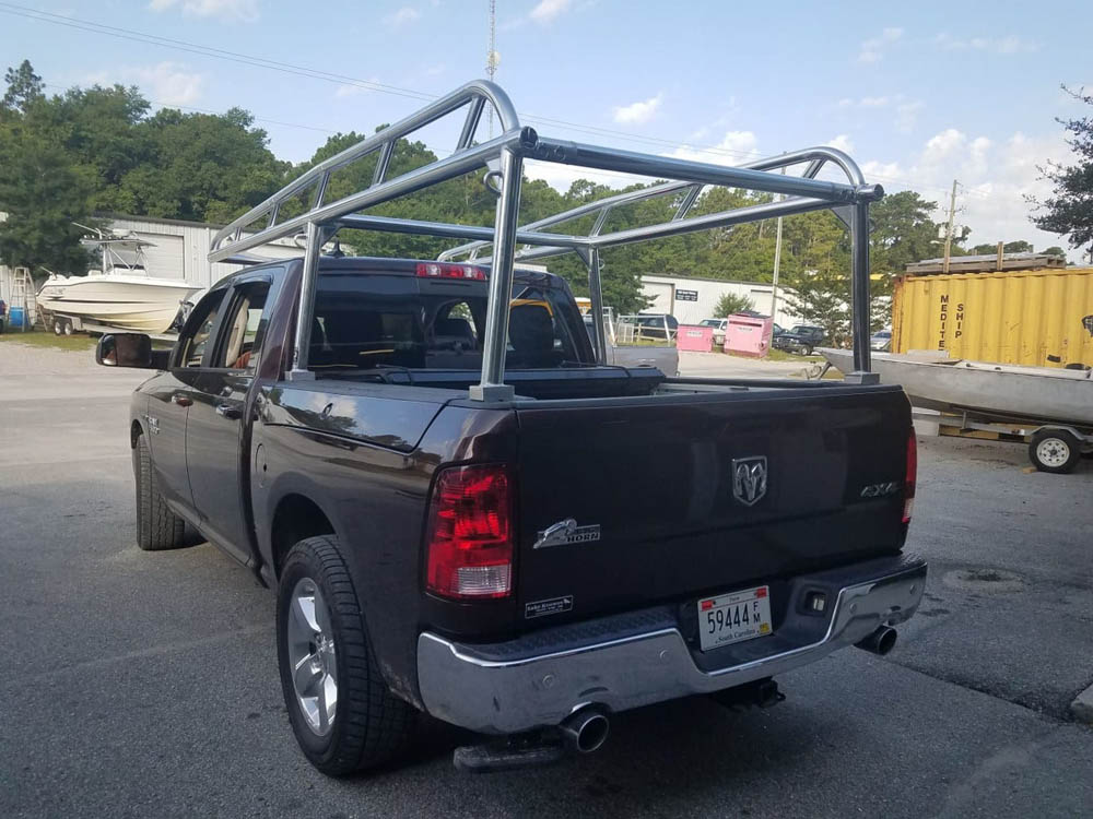 Aluminum Ladder Rack for Rambox Truck - Custom Truck Rack