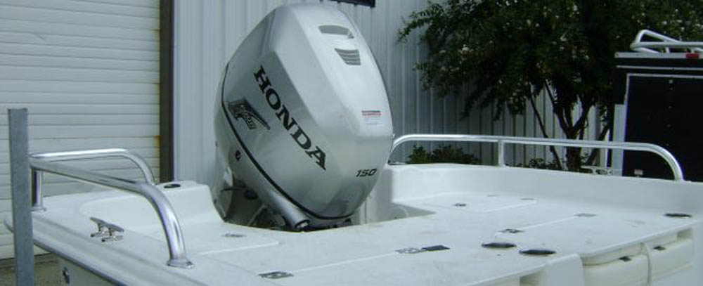 Bow Rails and Stern Rails for Carolina Skiff - Aluminum Boat Rails