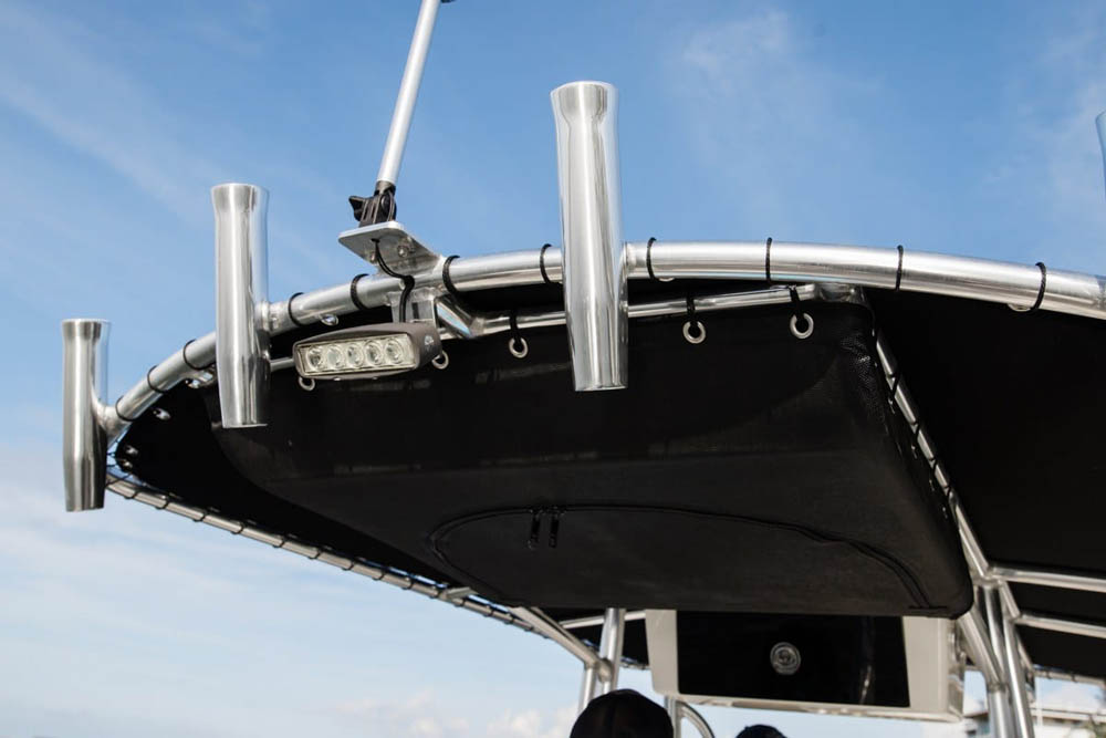 Custom Marine T Top For Center Console Boat - Highspeed Welding