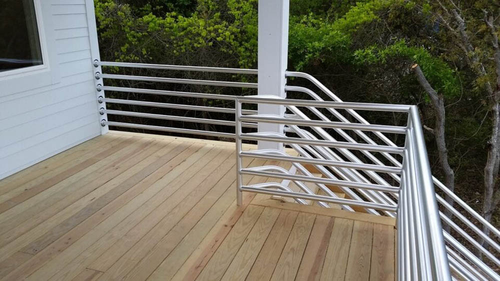 Custom Aluminum Residential Handrails - Anodized Aluminum Handrails