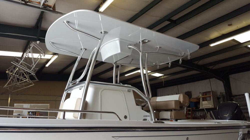 Hard Top For Parker Center Console - Fiberglass Hard Top