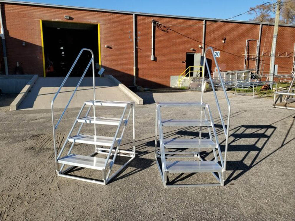 Aluminum Boat Show Stairs - Steps For Boat Shows