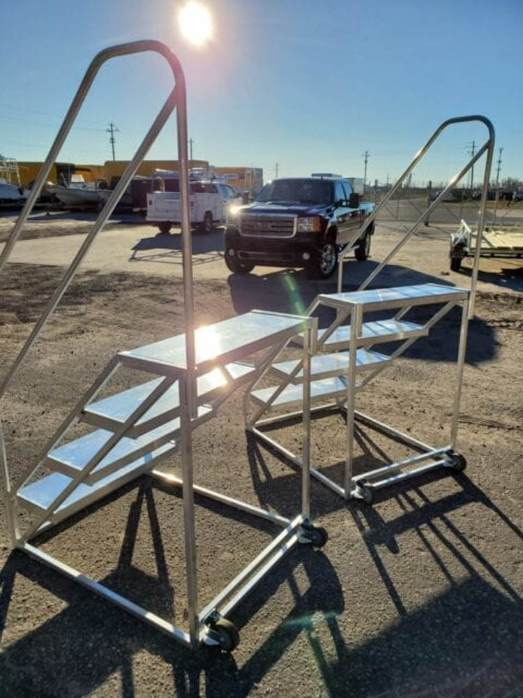 Aluminum Boat Show Stairs - Steps For Boat Shows