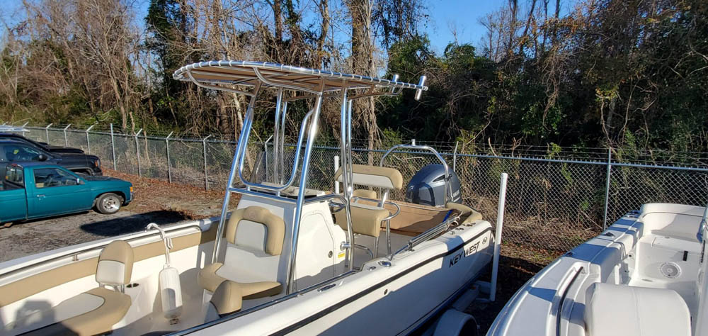 Aluminum Boat T Top For A Center Console - Key West T Top