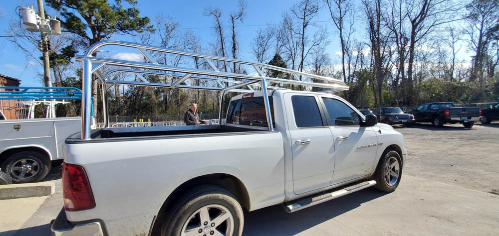 Custom Aluminum Ladder Rack - Truck Rack For Ram 1500