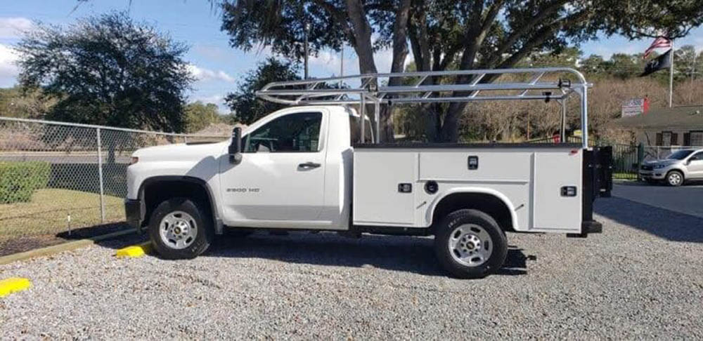 Aluminum Knapheide Ladder Rack - Custom Truck Rack